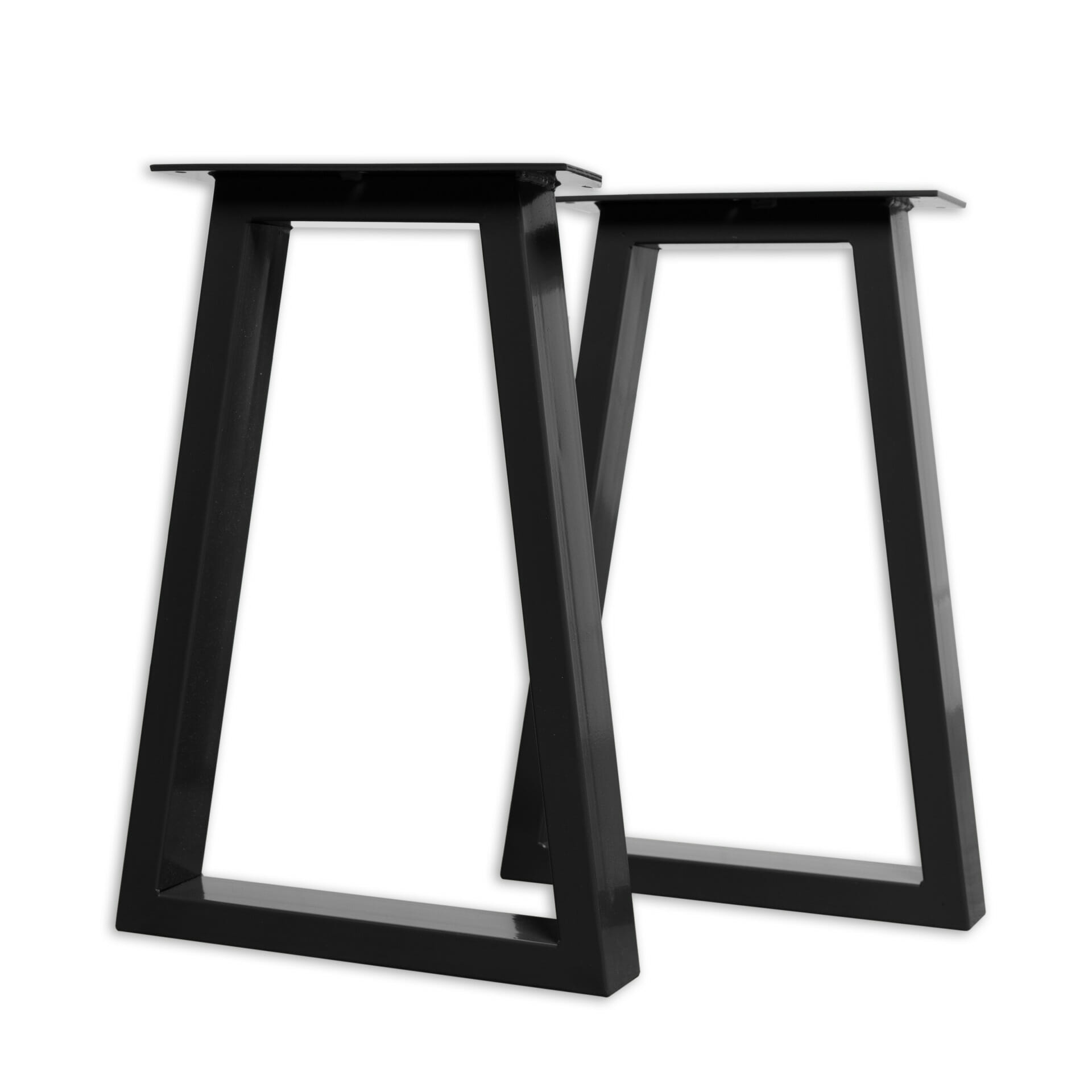 Black metal bench legs store