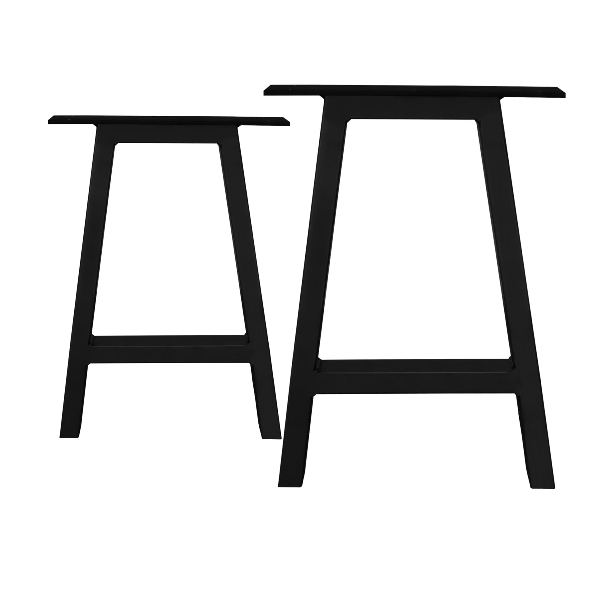 Black metal bench legs store